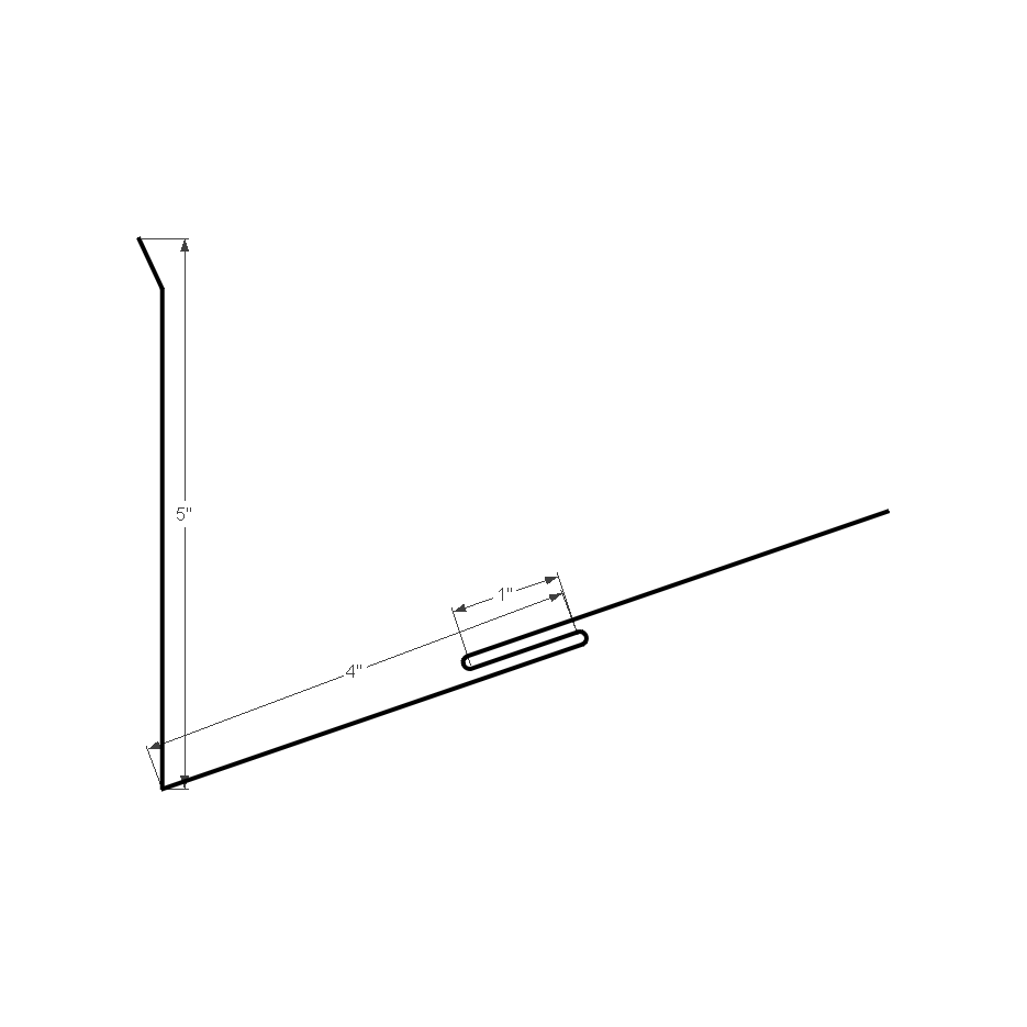 10ft Metal Line Chimney Back Pan - Ontario Metal Products